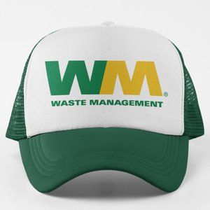 Accessories | New Waste Management Wm Foam Trucker Mesh Snapback Hat ...